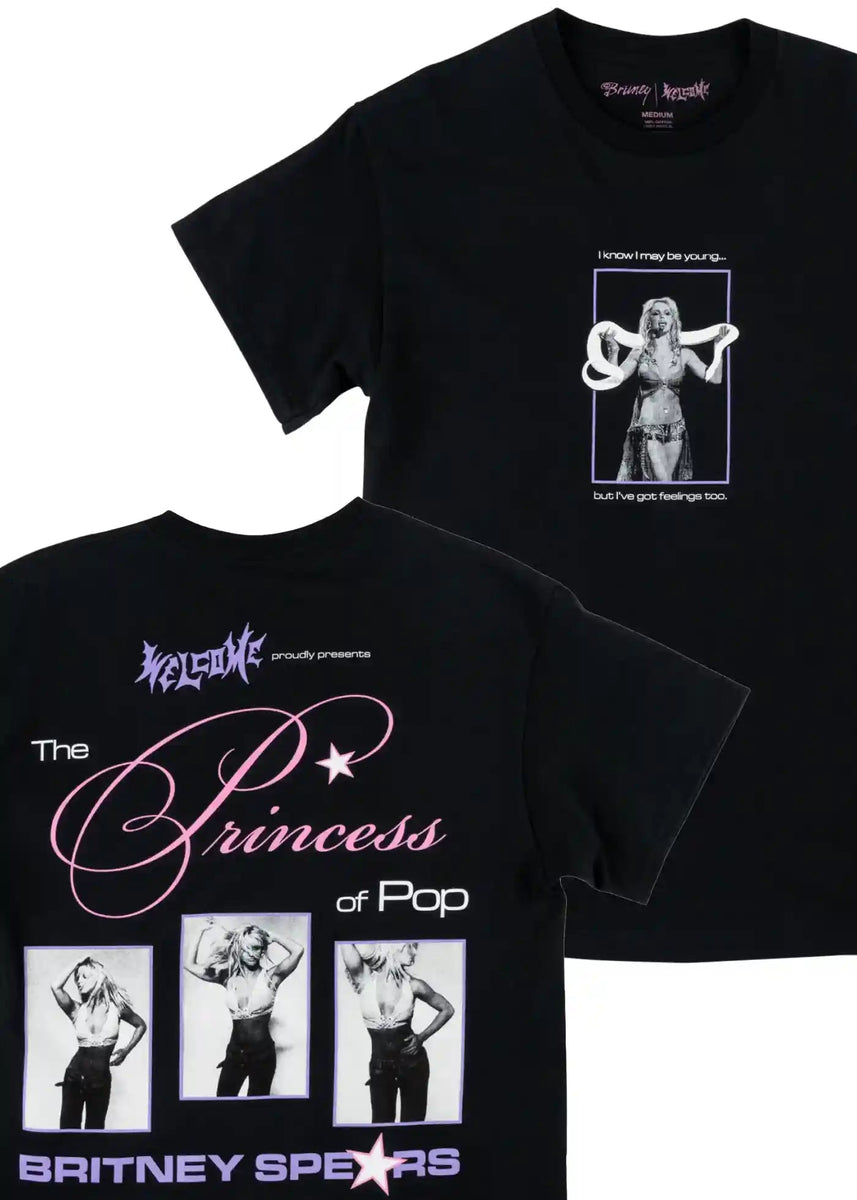 Welcome X Britney Spears Princess T Shirt Freedom Skateshop