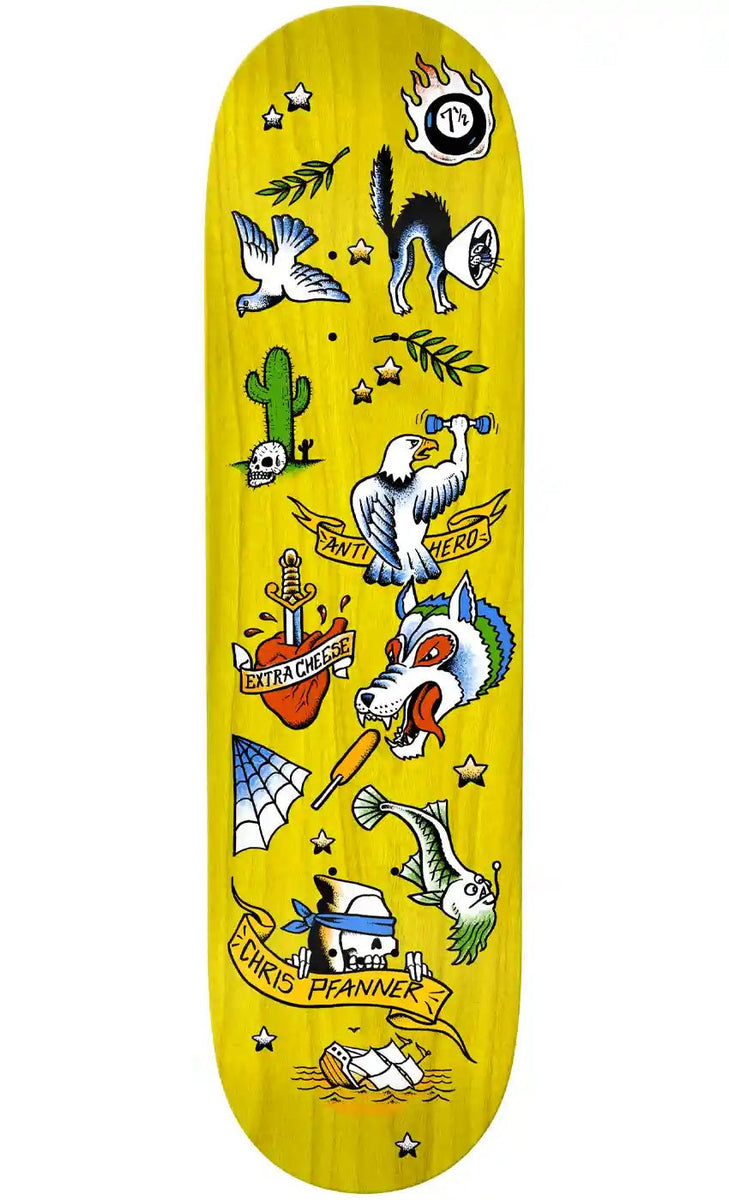 Anti Hero Pfanner No Regerts 8.25 True Fit Deck – Freedom Skateshop