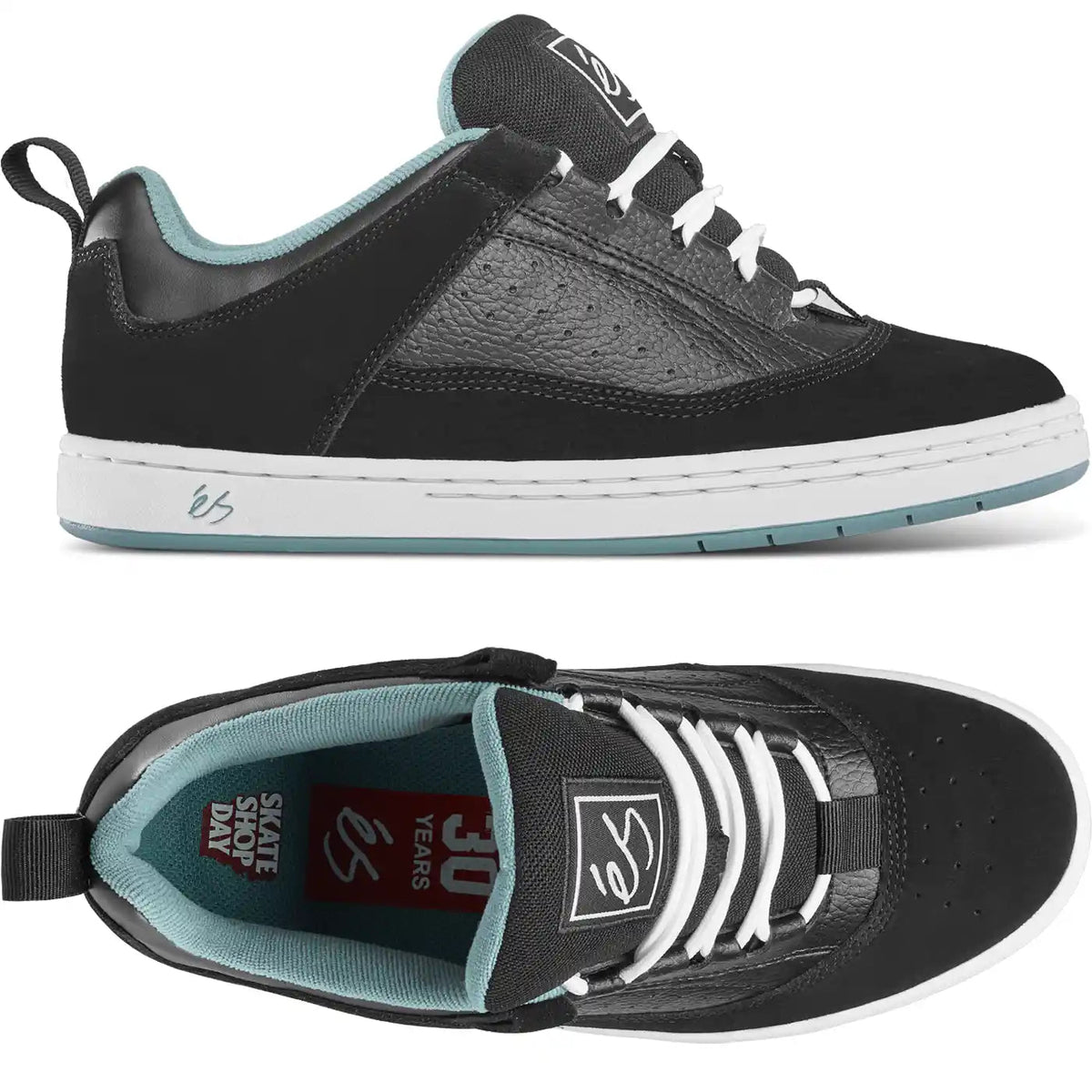 éS Contour Skateshop Day 2025 skate shoe Black Blue – Freedom Skateshop