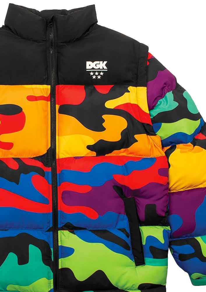 DGK Breeze Puff Jacket Camo – Freedom Skateshop