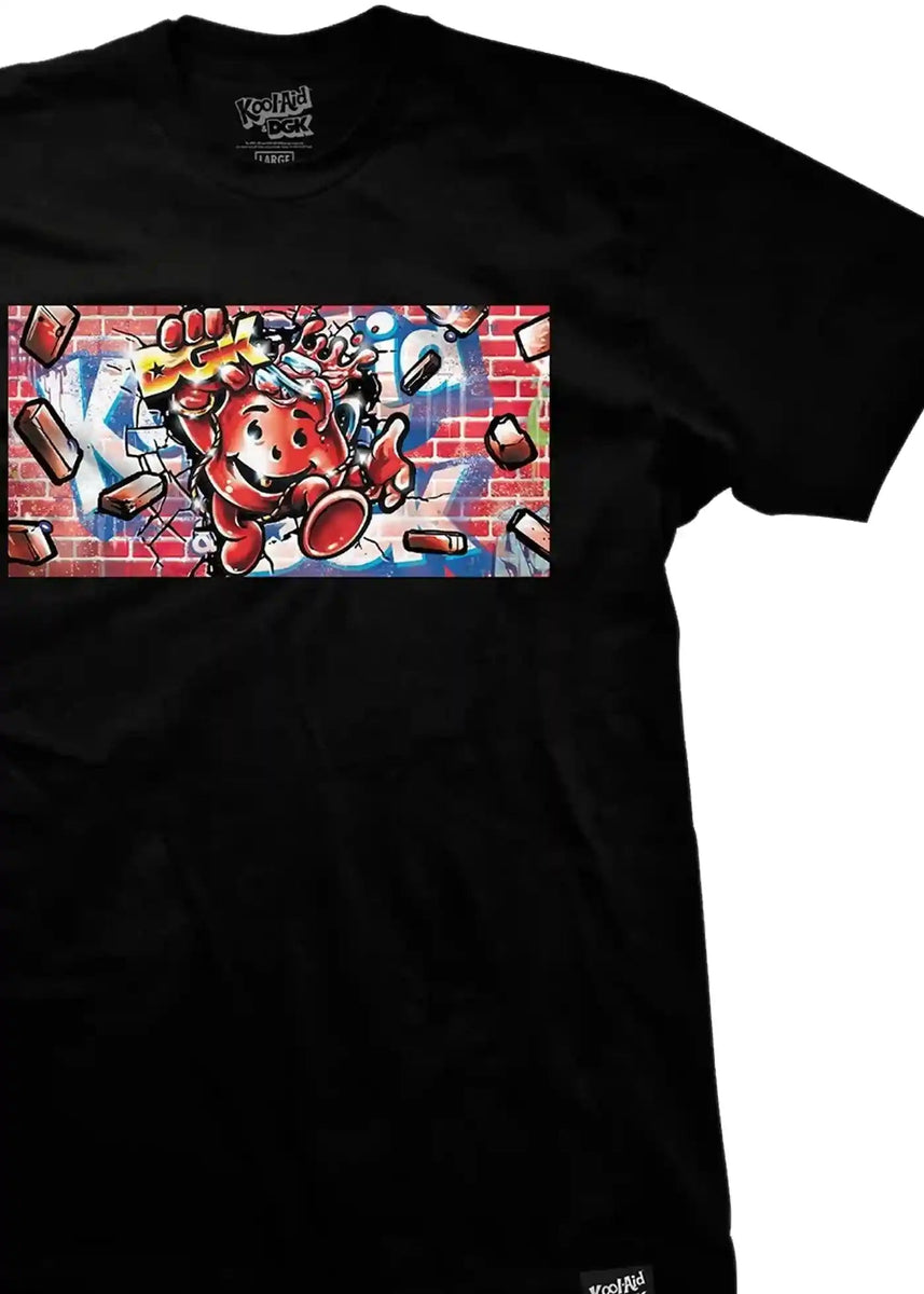 DGK X Kool Aid Crash T-Shirt Black – Freedom Skateshop