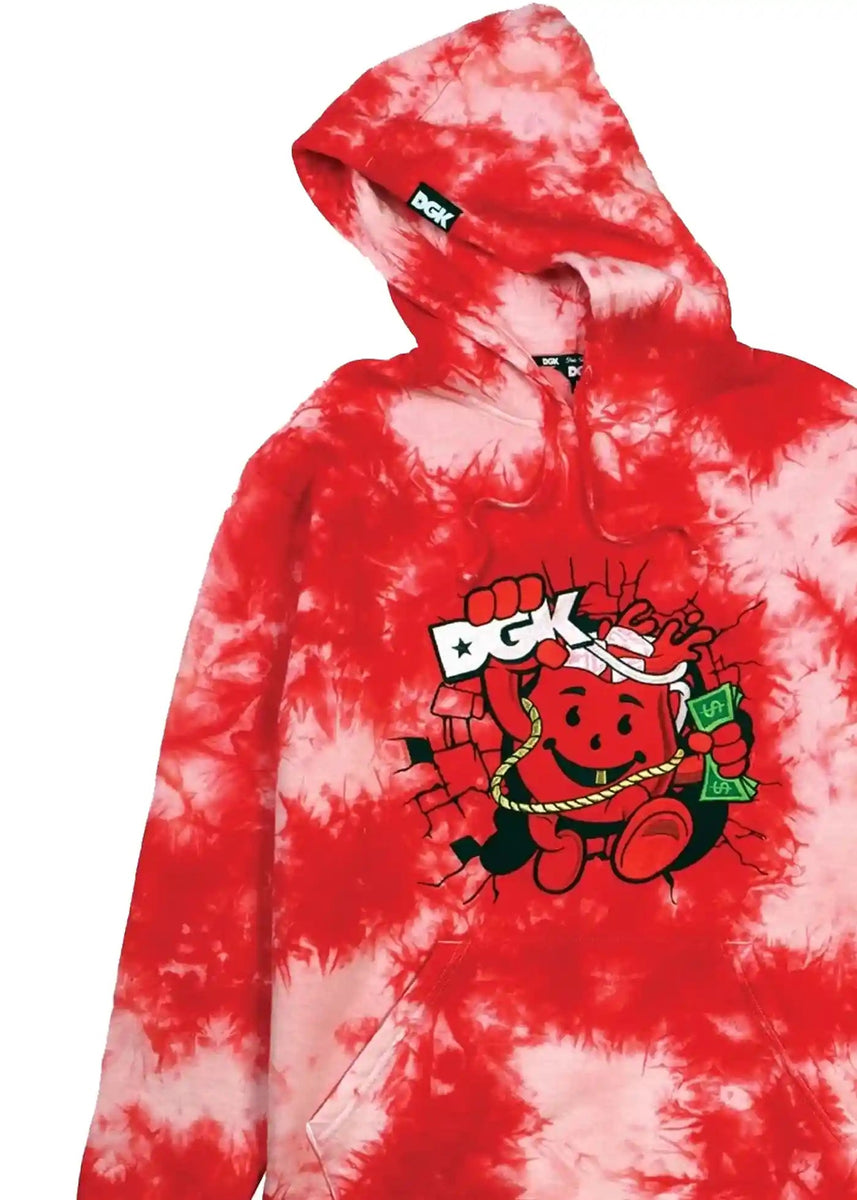 DGK X Kool Aid Smash Hoodie Red Tie Dye – Freedom Skateshop