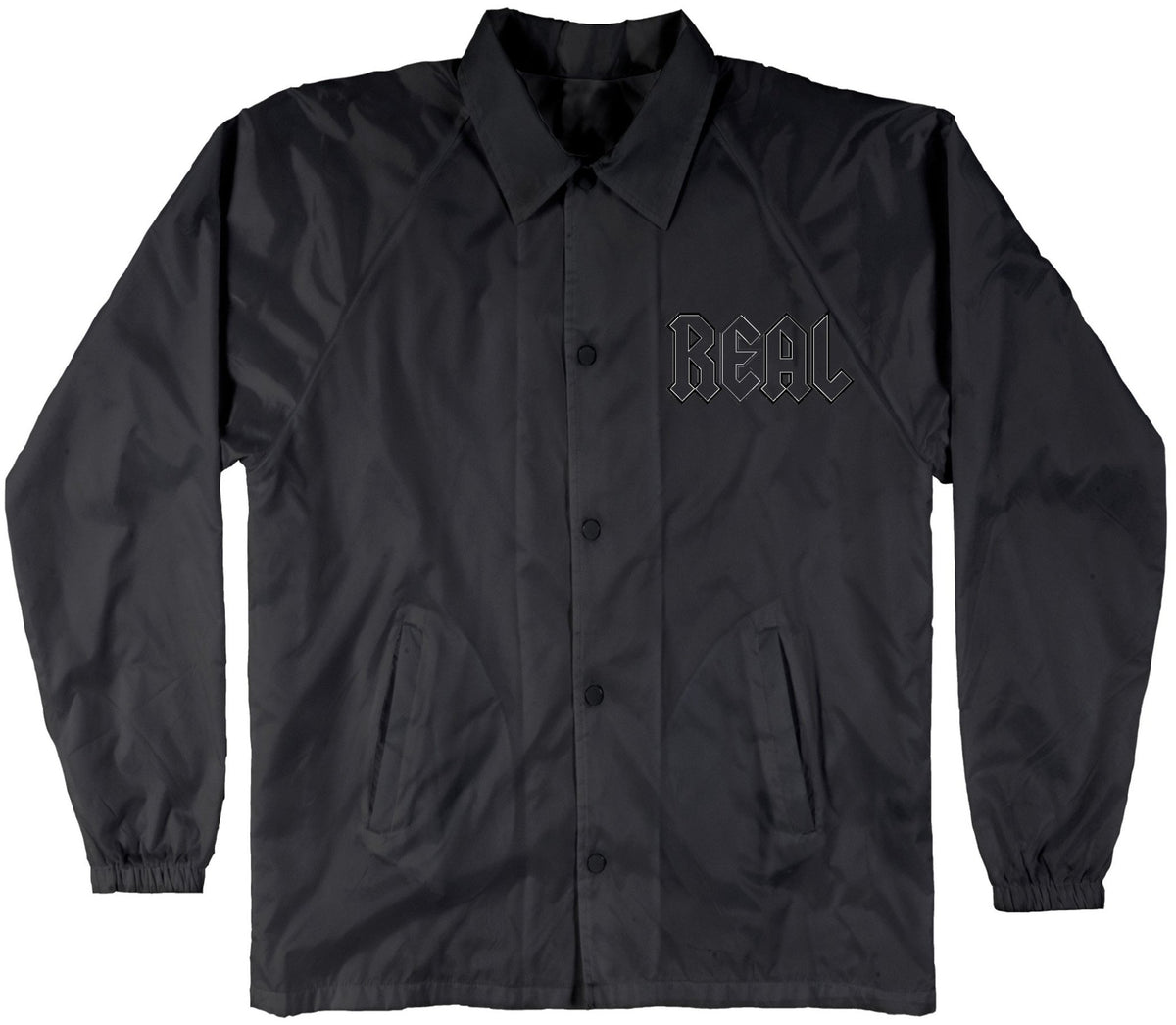 Real Deeds Coach Jacket Black – Freedom Skateshop
