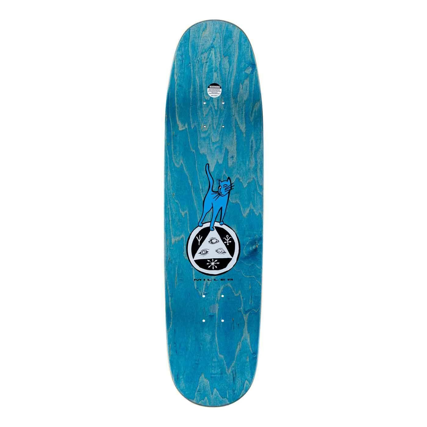 Welcome Miller Left Eye On Catblood 2.0 8.75 Deck Black Silver Foil ...